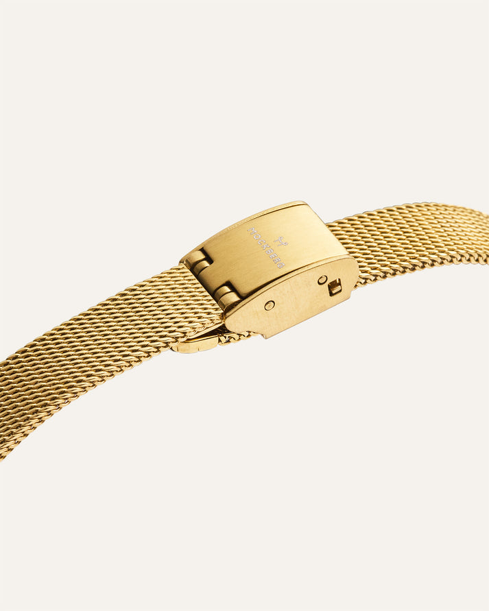 Retro Mesh Gold Watch – Mockberg
