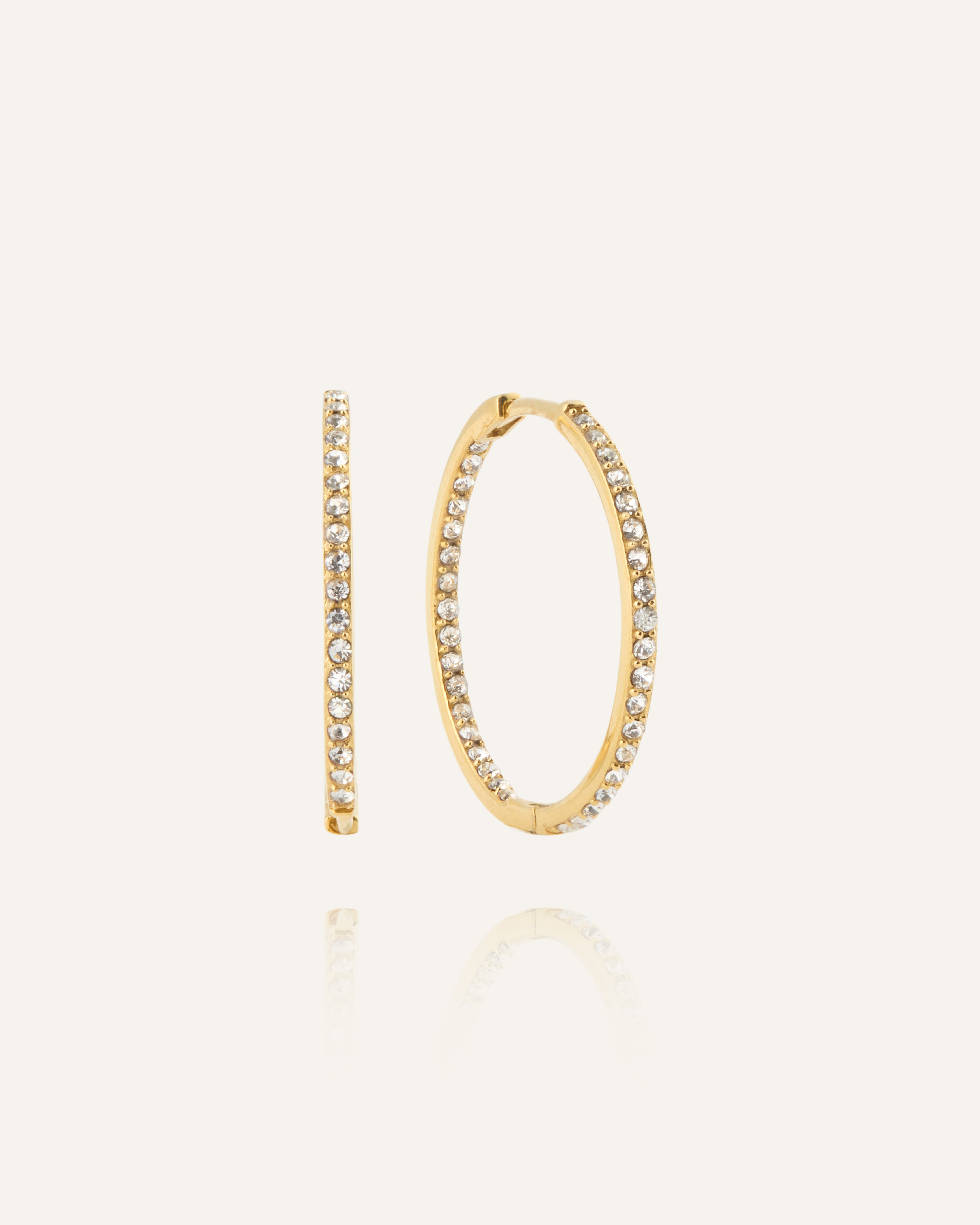 Sparkle Extra Large Hoops – Mockberg