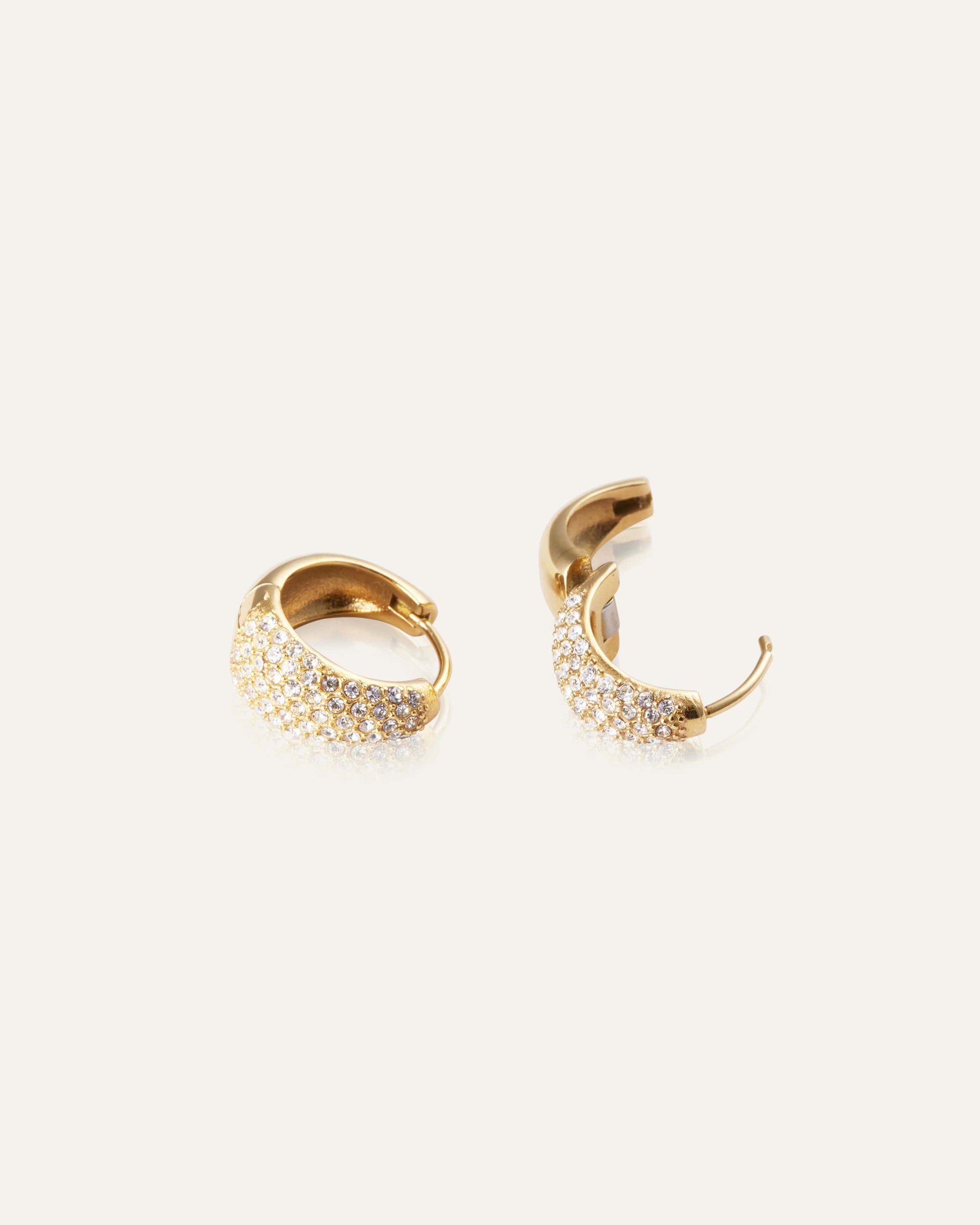 Treasure Gold Hoops Medium – Mockberg
