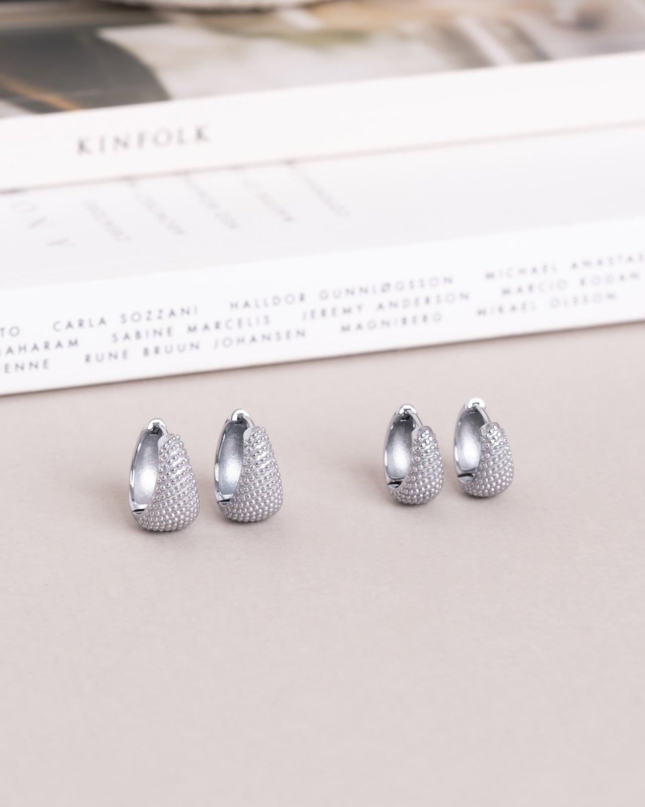 Honey Hoops Silver Large – Mockberg