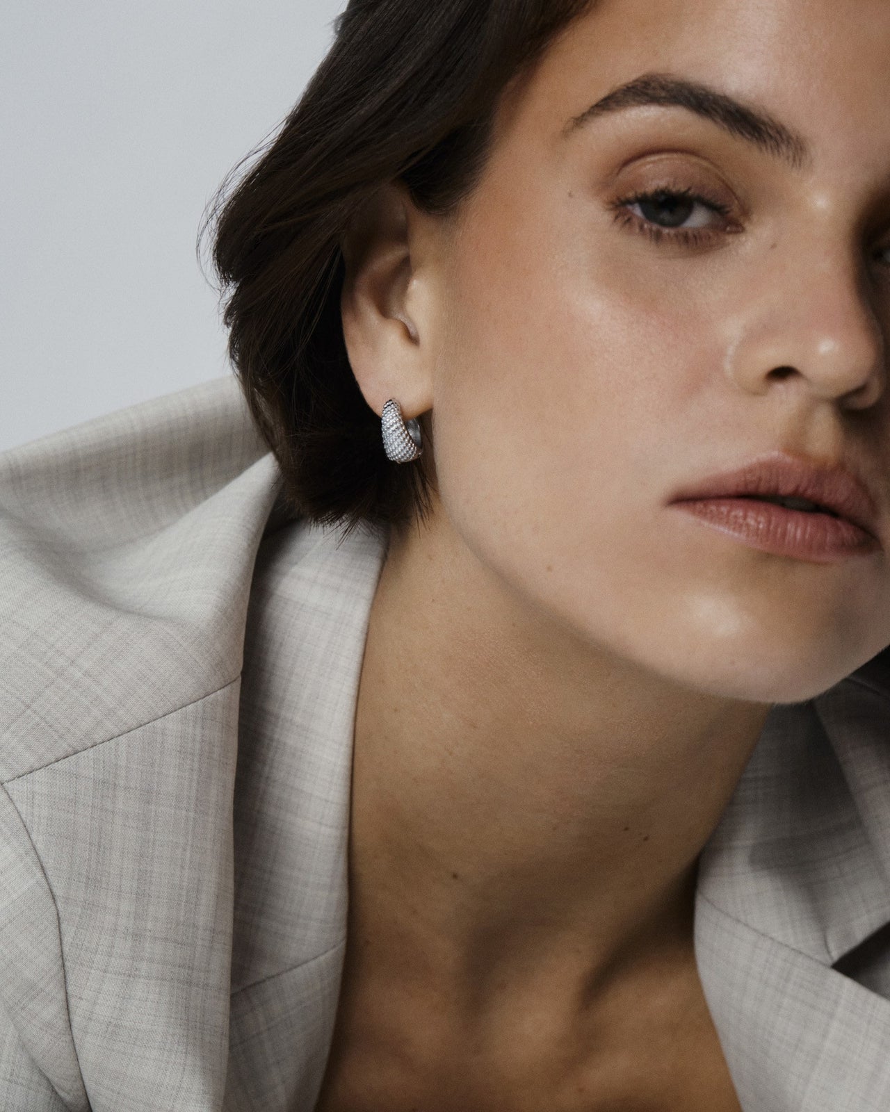 Honey Hoops Silver Medium – Mockberg